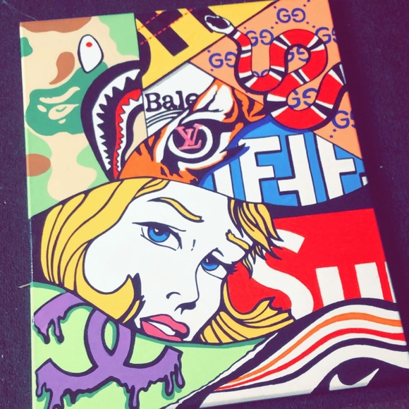 Wall Decor | Designerhypebeast Brands Painting | Poshmark